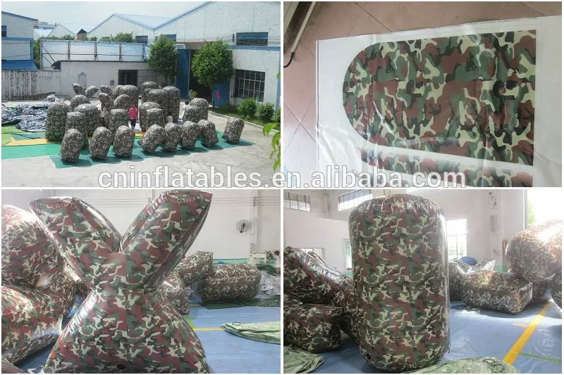 High Quality Inflatable Paintball Bunkers, Inflatable Paintball ...