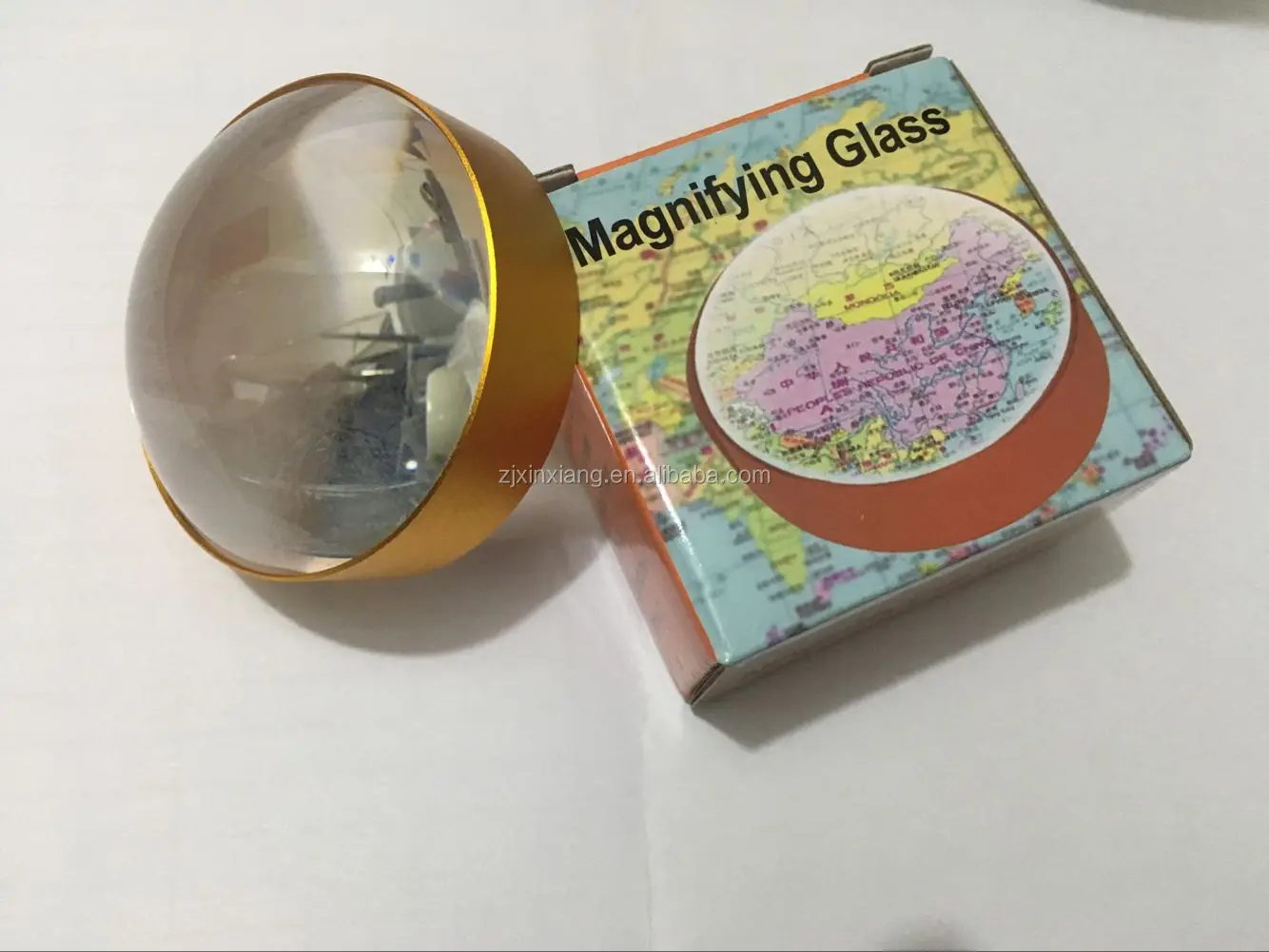 Crystal Clear Paperweight 5x Dome Magnifier For Reading - Buy Dome ...