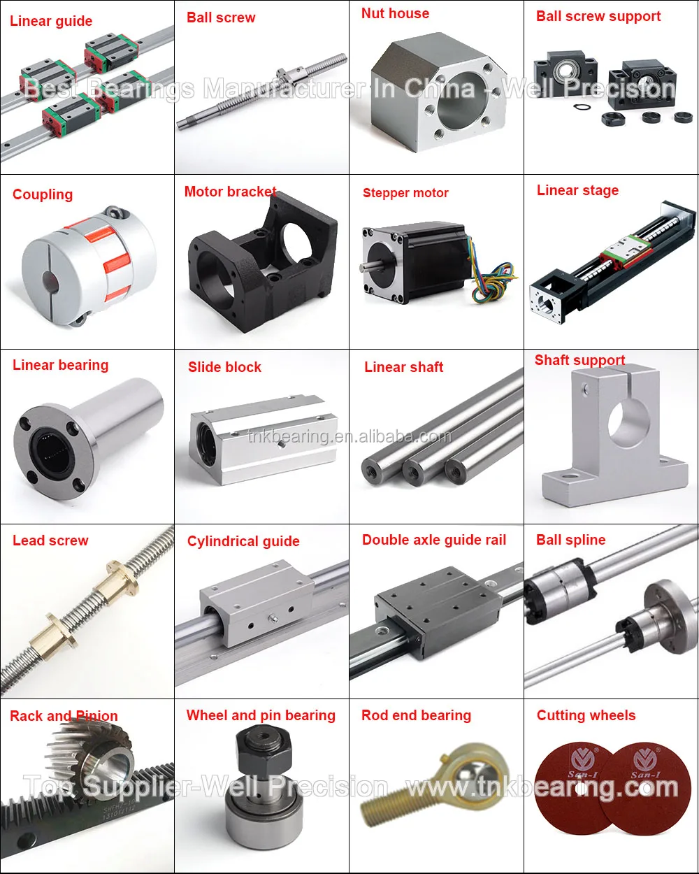 Taiwan HIWIN HGH20CA HGR20 HG20 HGW20CC W20C W20H H20C H20H Block ...