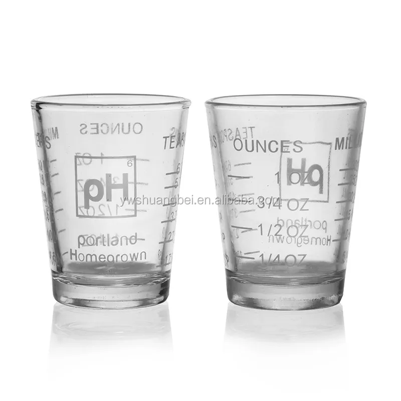 50ml Measuring Shot Glass With Scale/ Scale Mini Shot Glass/bar Scale ...