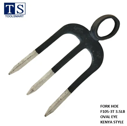Forged Fork Hoe F105-3T with Oval Eye 3.5lb| Alibaba.com