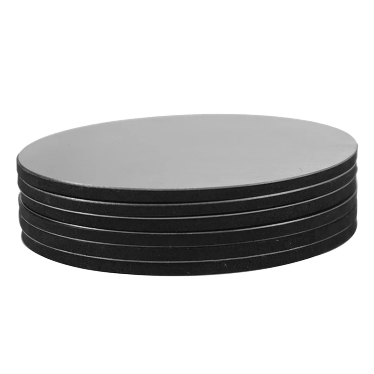 6-pack Stainless Steel Coasters W/holders Sets Of 6 Round Metal Drink ...