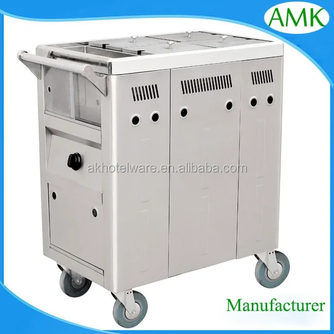 Stainless Steel Dim Sum Display Cart Trolley/restaurant Dessert Cart ...