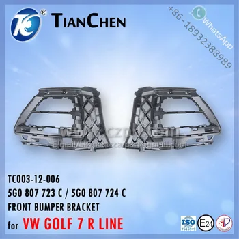 Front Bumper Bracket For Vw Golf 7 R Line 2013 5g0 807 723 C / 5g0 807 ...