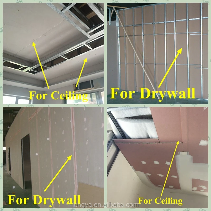 Fire Rated Paper Roll Gyproc Gypsum Board For Drywall And Ceiling - Buy ...
