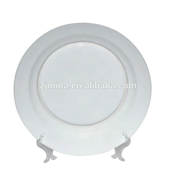 Personalized 8 Inch Sublimation Blank Plate With Silver Rim - Buy ...