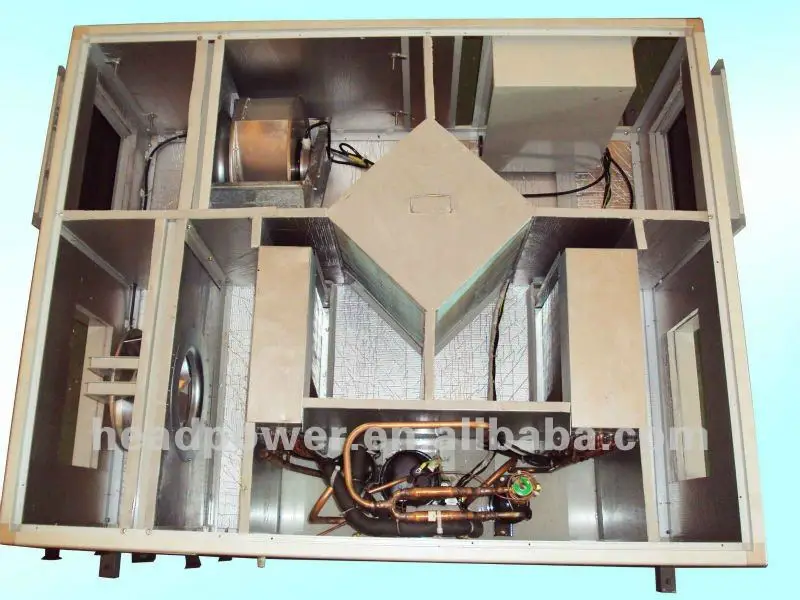 Hax025 Heat Recovery Ventilation Unit With Heat Pump Steel And Aluminum ...