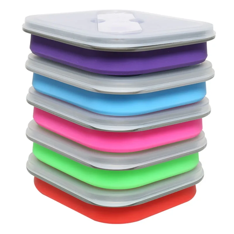 Food-grade Foldable Lunch Box Collapsible Food Storage Containers ...