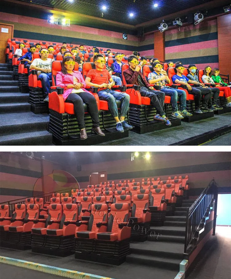 50-100 Seats 4dx Theater Successful Business Idea 5d Simulador Motion ...