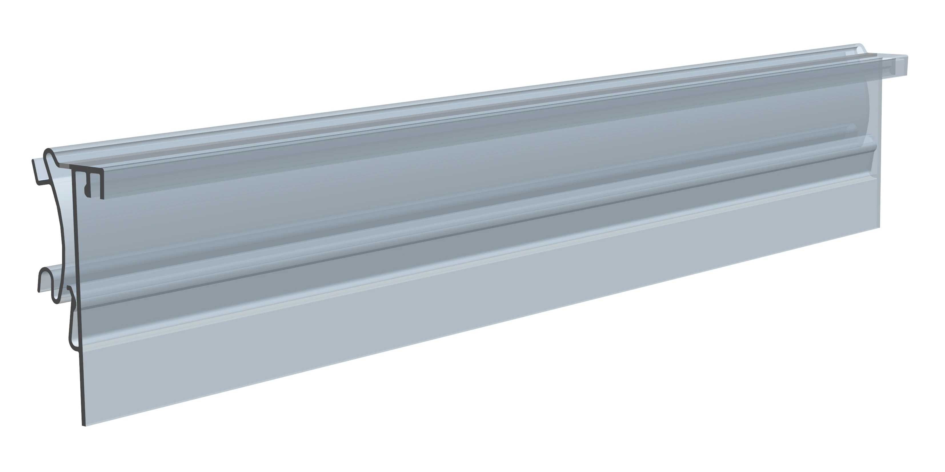 Meethope Display C Channel Shelf Plastic Extrusion Electronic Pvc Esl ...