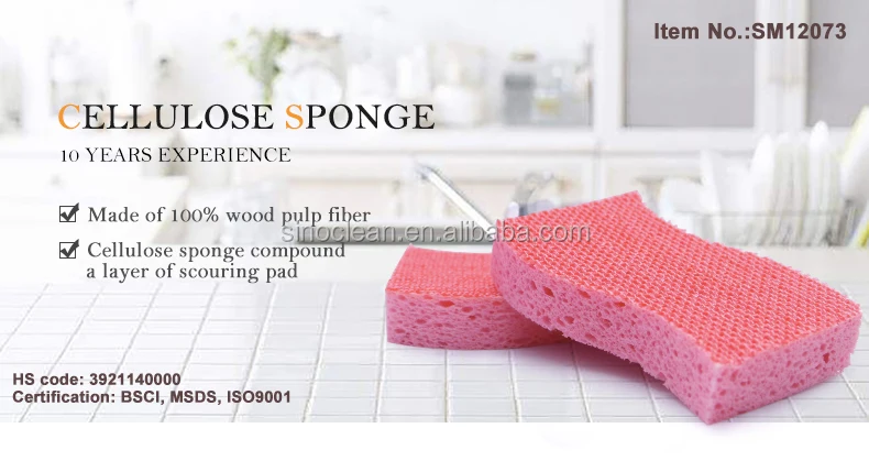 Abrasive Plastic Wire Sponge 3m Sponge Cleaning Cellulose Sponge 11 ...