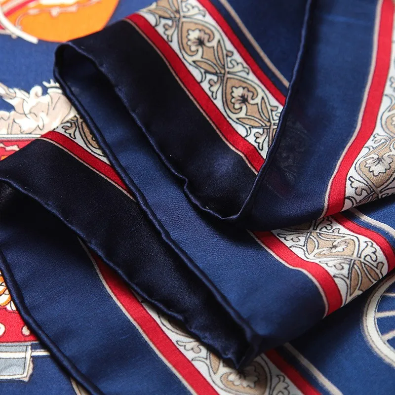 Excellent Silk Scarf Bound Jingpin Silk Scarf Made In France Scarf ...