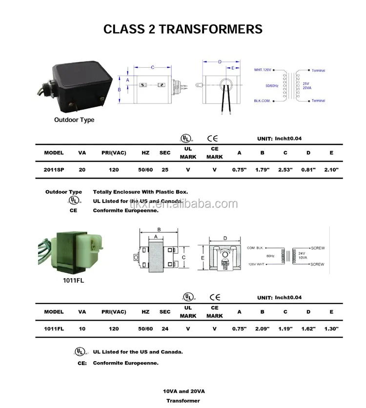 With 2-year Warranty Ul Cul Ce Class2 Transformer 24vac,Power ...