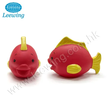 Rubber Kids Safe Plastic Red Color Bath Toy Fish - Buy Red Color Fish ...