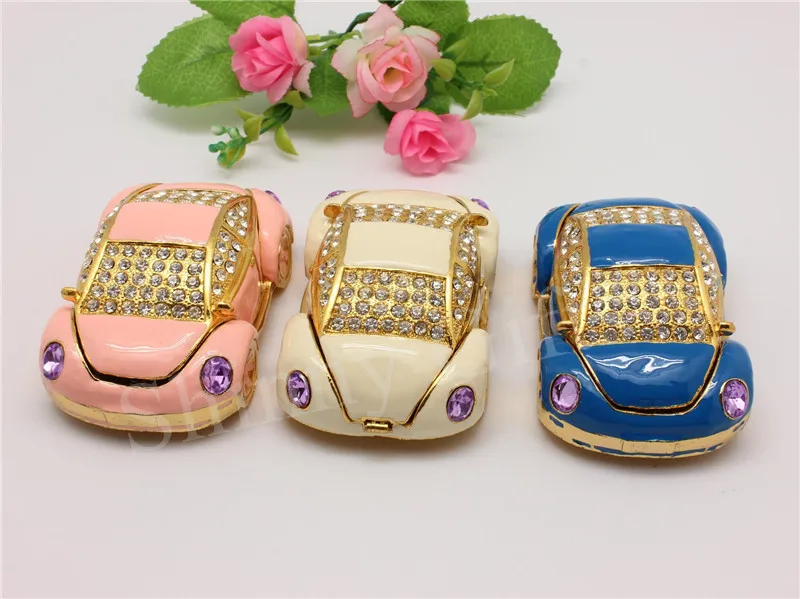 Enamel Metal Car Trinket Box Car Decorative Gift Box - Buy Empty Gift ...