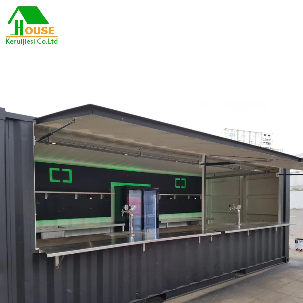 20ft Shipping Container Bar Design - Stylish Mobile Living Container ...