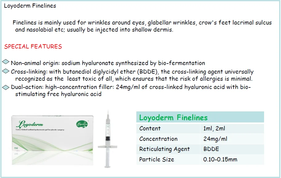 Loyoderm 20ml Dermal Filler Injection Butt Enlargement With Bdde ...