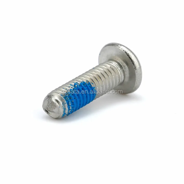 ISO7380 Nylon Patch Hex Socket Button Head Cap Screws