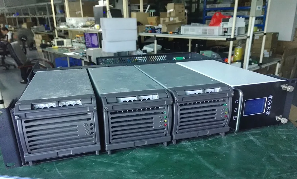 Rack Mount 24v/48v/110v/220v Reliable Modular Telecom Rectifier Telecom ...
