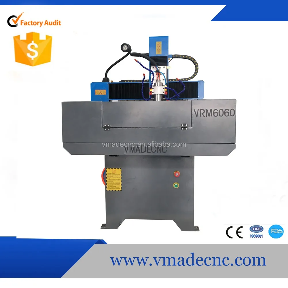 Small CNC Milling Machine 6060 Type - 1.5Kw Stainless Steel Miniature ...