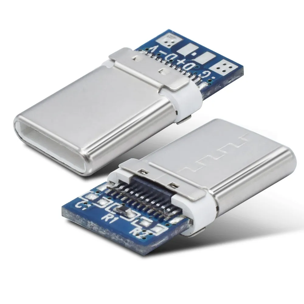 24pin Type C Usb C Male Connector Usb Connector For Qc Charger Cable ...