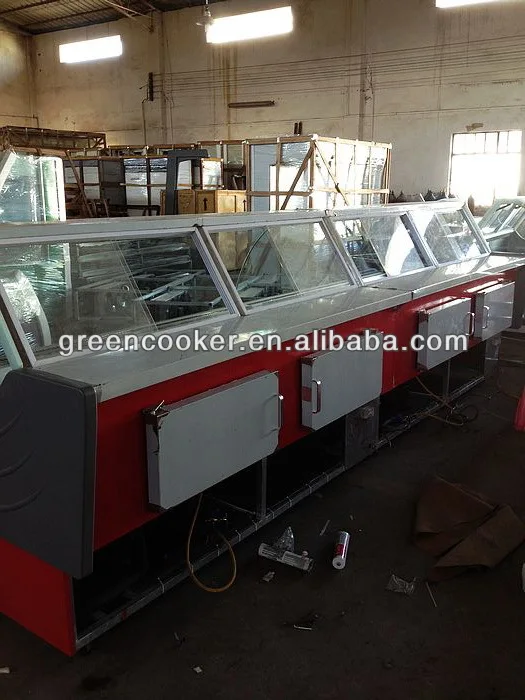 Service Meat Display Case For Butchery - Buy Service Meat Display Case ...
