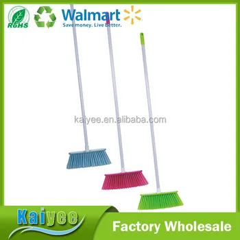 Plastic Broom With Hard Nylon Brush,Nylon Brooms,Road Sweeping Broom ...