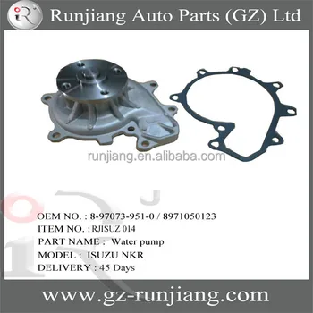 Water Pump For Isuzu Trucks Nkr For Isuzu Engine Oem 8-97073-951-0 / ...