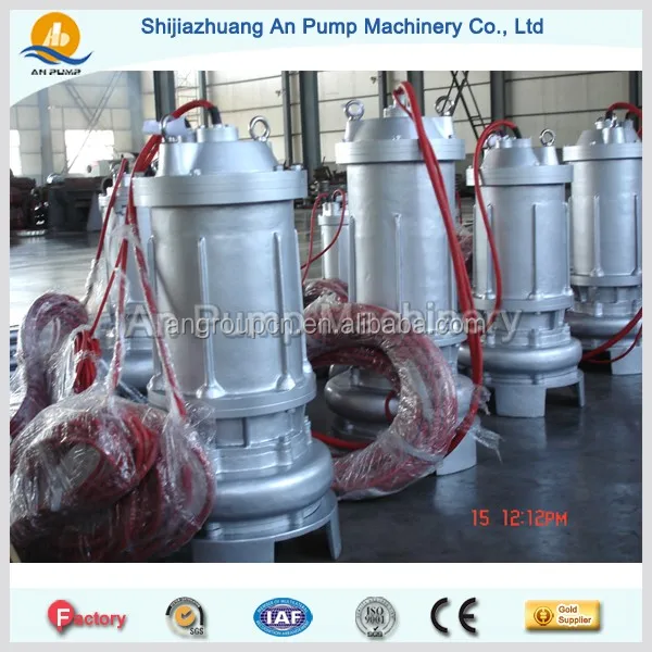Electric Motor Driven Submersible Sewage Pump Sewage Feces Pump Sea ...