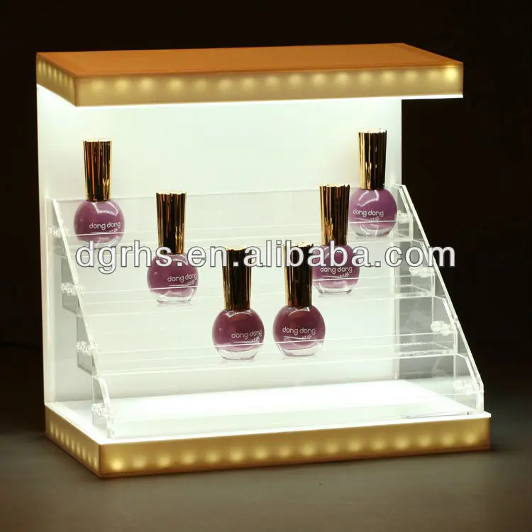 Shenzhen Electronic Plastic Acrylic Light Up Led Cosmetic Stand - Buy ...