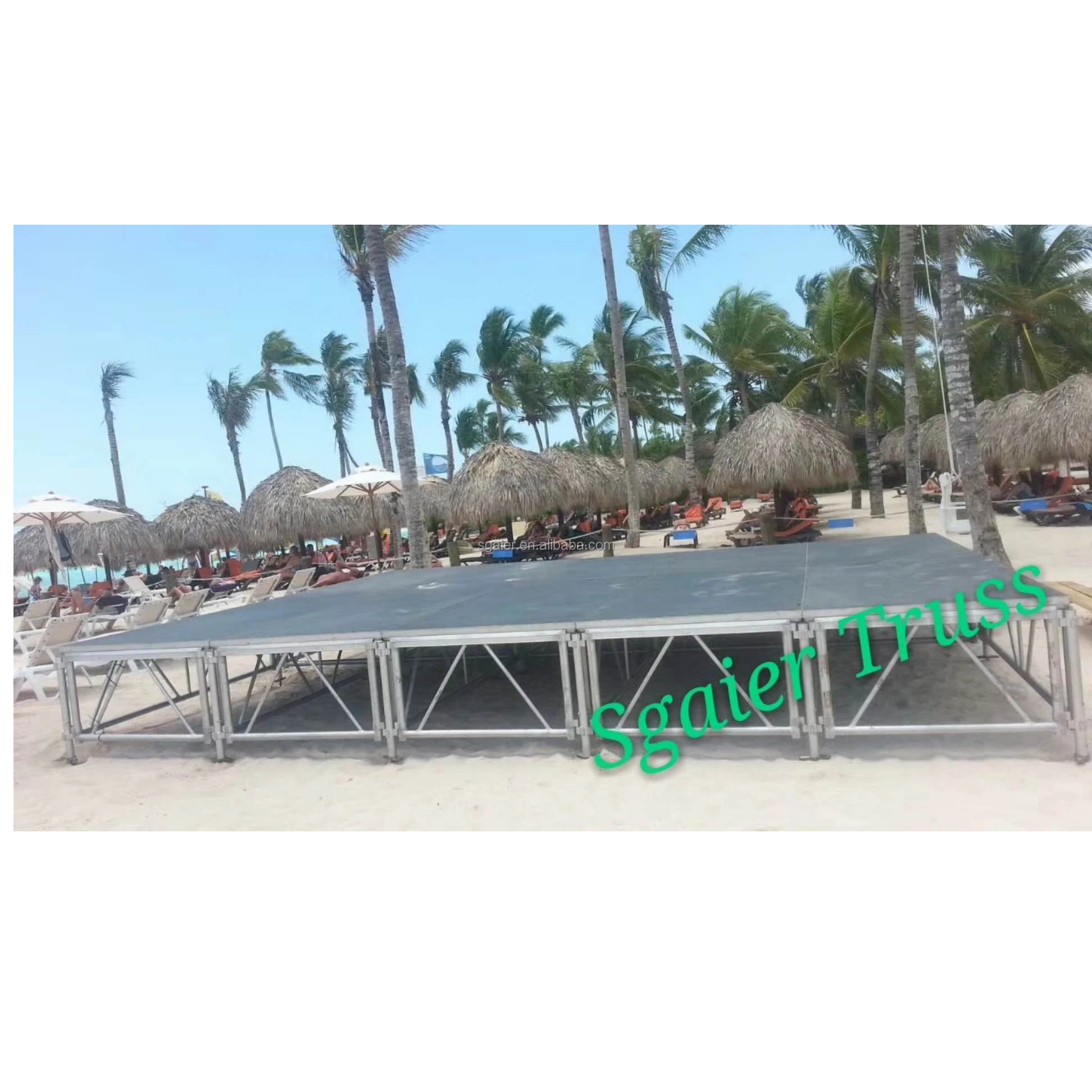 Portable Raised Platform Stage for Outdoor and Indoor Events