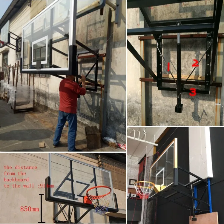 Wall Mounted Retractable Office Basketball Hoop - Fun & Fitness
