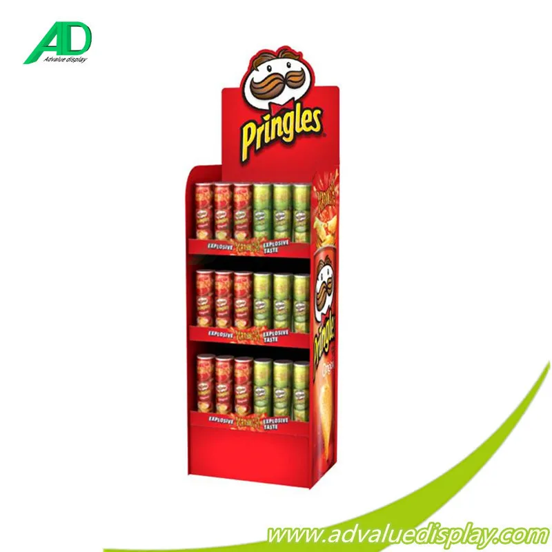 Happy Cake Pringles Chips Fresh Bread Cardboard Display Racks For Food ...