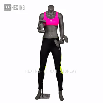 Headless Muscular Female Fitness Mannequin - Buy Fitness Mannequin ...