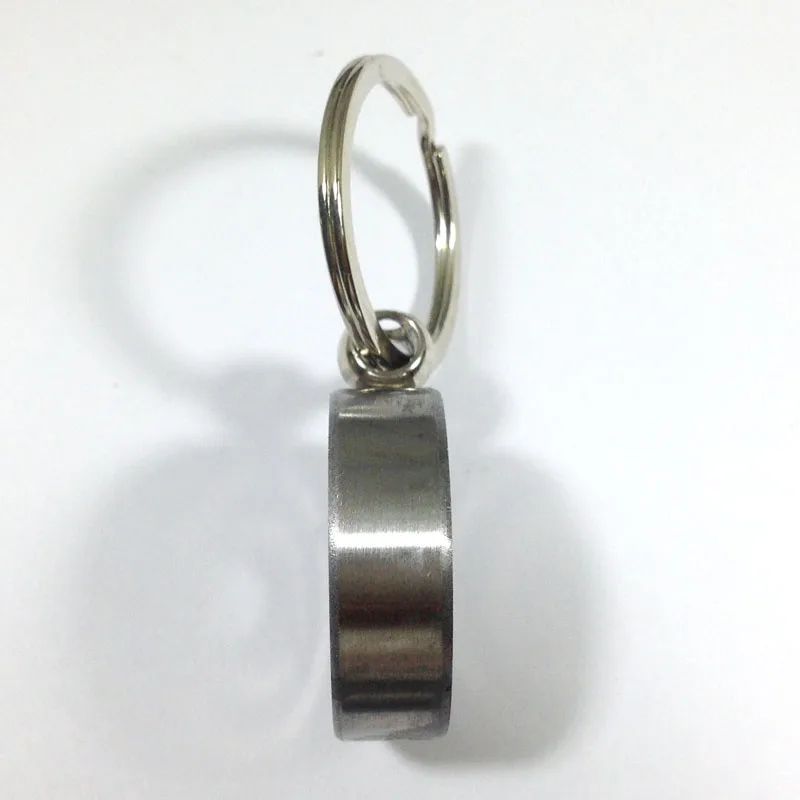 Bearing Rotation Round Metal Key Chain/ Fancy Wheeling Engraving Key ...