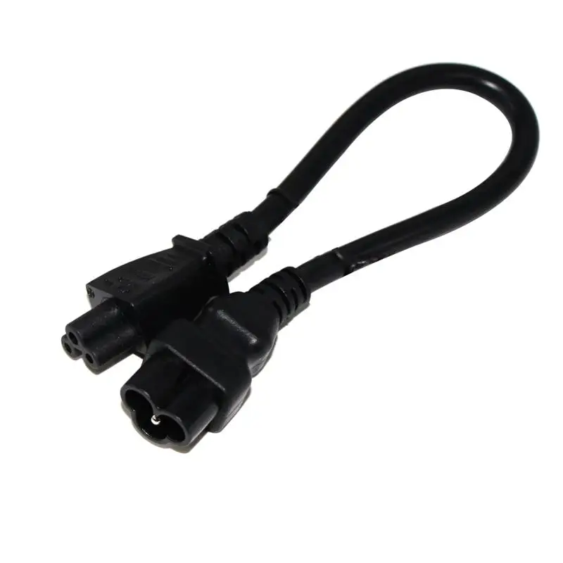 250v Iec C5 To C6 Female Male Power Cable Extension C5 C6 Connector ...