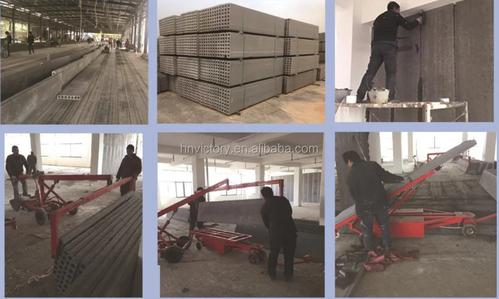 Precast Wall Panel Lifting Installation Machine for Install Concrete ...