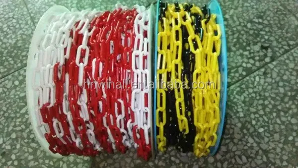 Traffic Roadway Safety Plastic Chain Road Barricade Chains - Buy ...