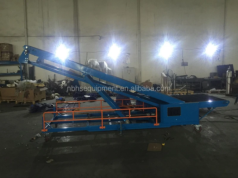 Loading/offloading Inclined Belt Conveyor - Buy Inclined Belt Conveyor ...