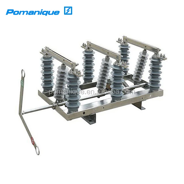 33kv High Voltage Polymer Outdoor Mv Disconnect Switch Three Phase 400a ...