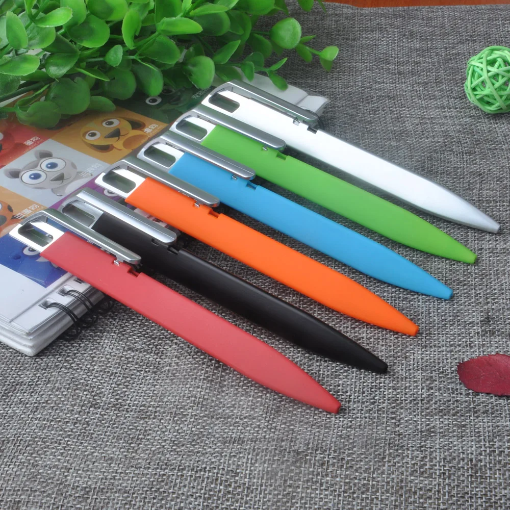 Free Sample Slim Cheap Plastic Rubber Triangle Shape Ball Pen for ...