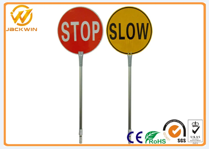 Australian Standard 450mm Diameter Stop &slow Traffic Sign With ...