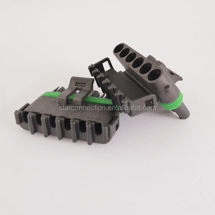 Automotive 2.5mm 6 Pin Female Auto Waterproof Connector 12015799 ...
