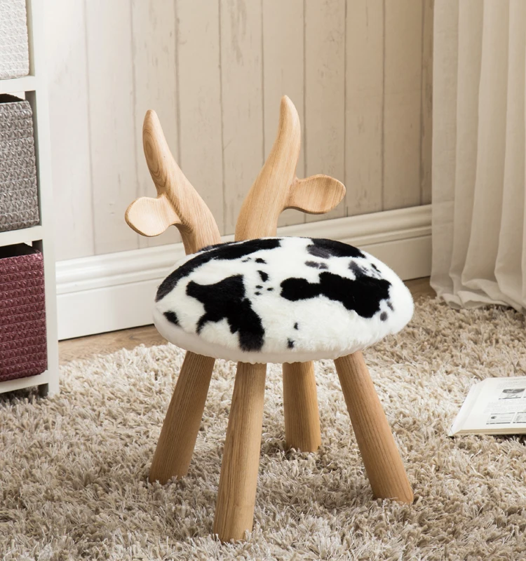 Children Furniture Chair Stool Different Animal Shape Fabric Cover ...