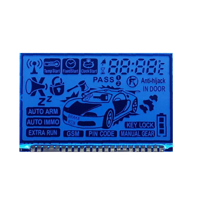 Custom Va Lcd Liquid Crystal Display Module For Automotive Gauges - Buy Automotive Lcd Display ...