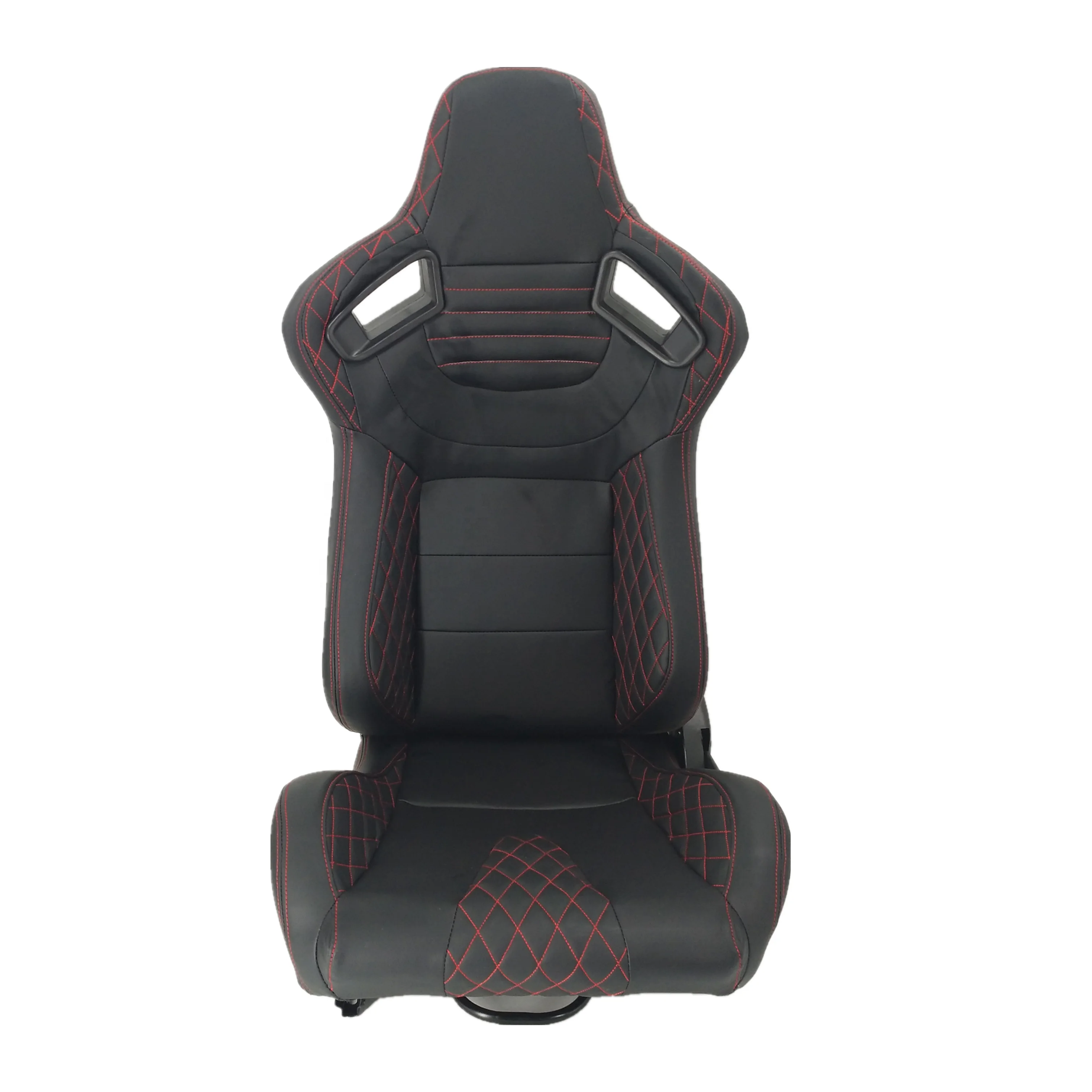 Racing Boat Seats for PS4 - Carbon Look Gray PVC Leather