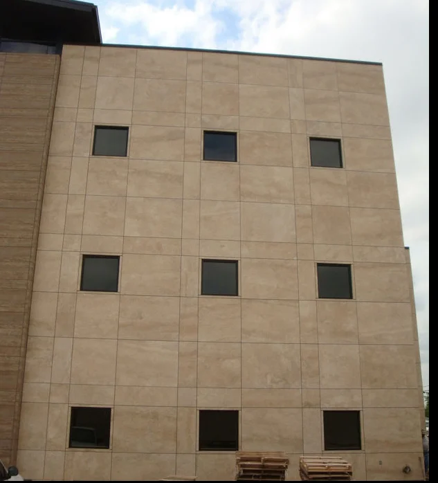 Project Building Facade Materials Beige Limestone Facade Exterior Wall ...