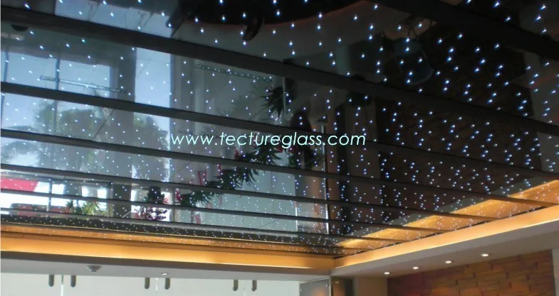 Tecture Luminous LED Laminated Glass for Interior Design