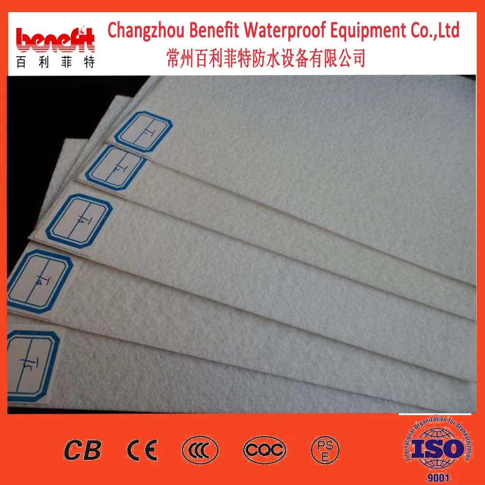 Waterproof Fabric Reinforced Staple Polyester Mat Used For Bituminous ...