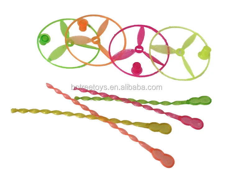 Kids Outdoor Toy Flying Saucer Fly Disc Pull String Spinning Toys - Buy ...